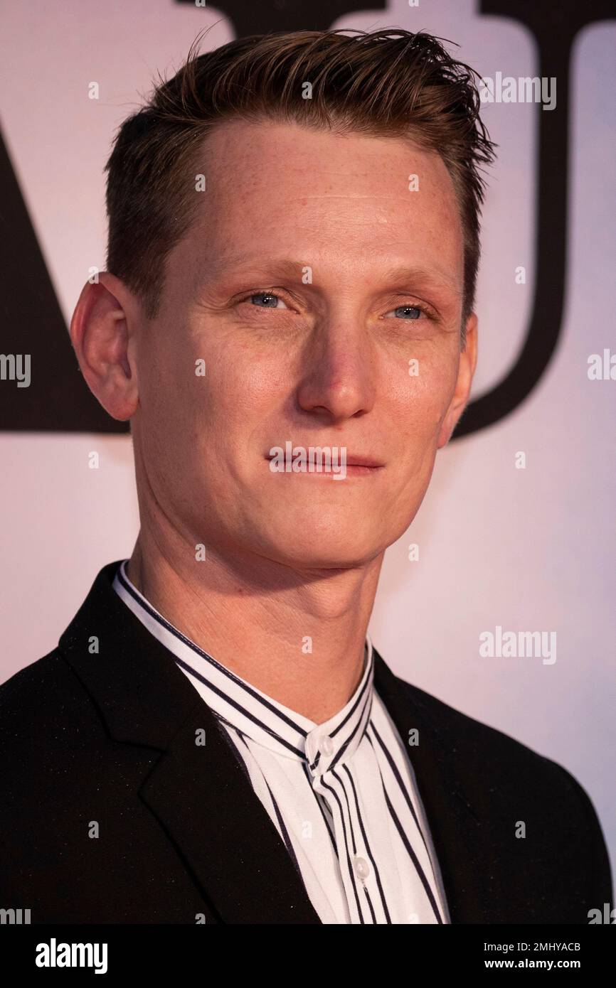 Director Tom Harper poses for photographers upon arrival at the ...