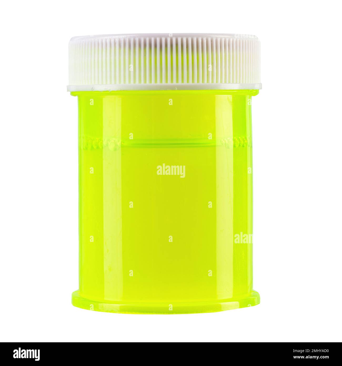 Plastic container for tablets. Pharmaceutical drug jar isolated on ...