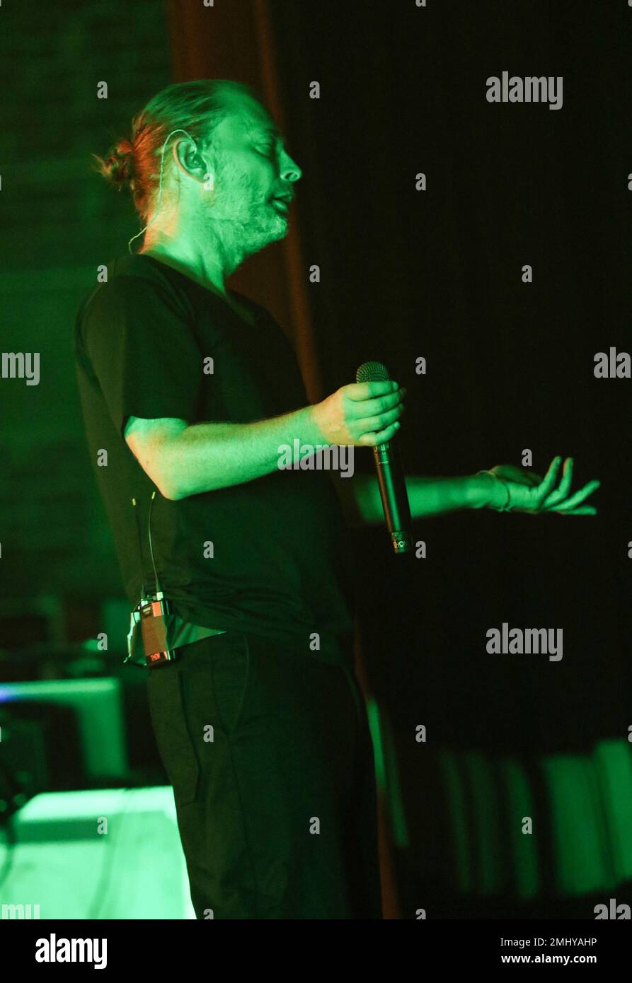 Thom Yorke of Radiohead performs at Fox Theatre on Sunday, October 6 ...