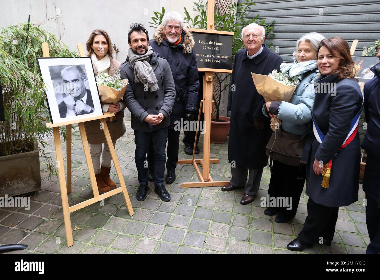 Paris, France. 27th Jan, 2023. Julia de Funes, Patrick Prejean, Willy ...