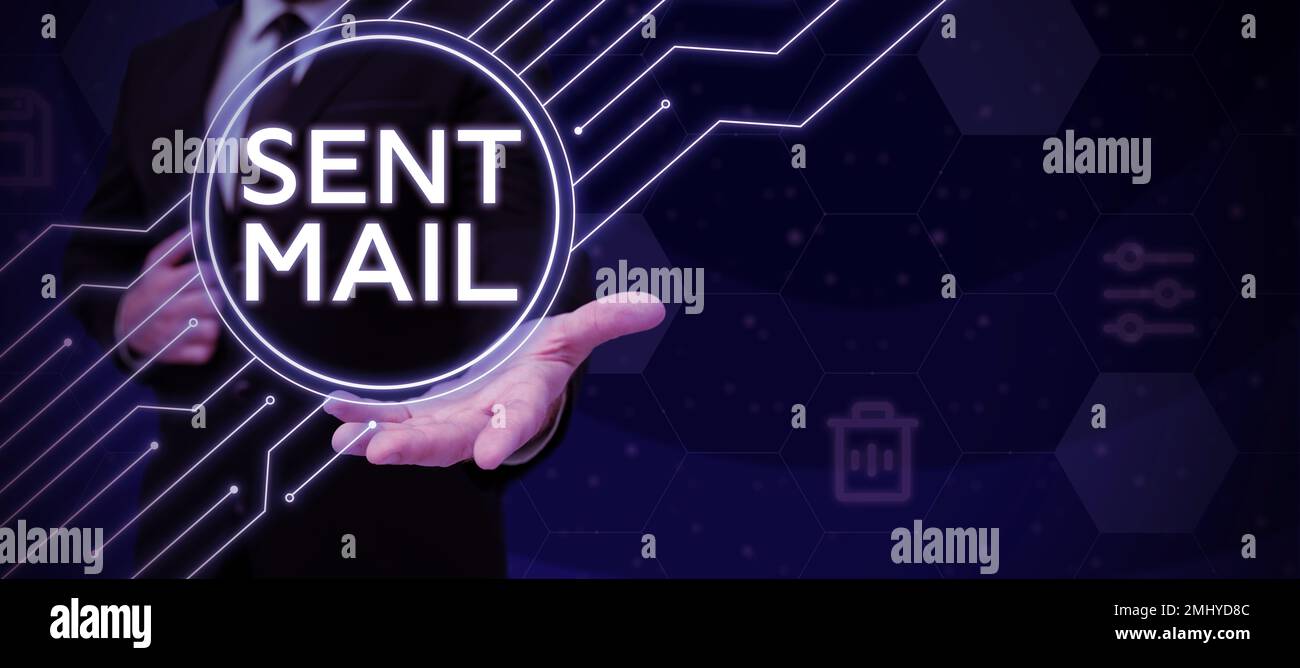 Conceptual caption Sent Mail. Concept meaning Event where a letter to ...