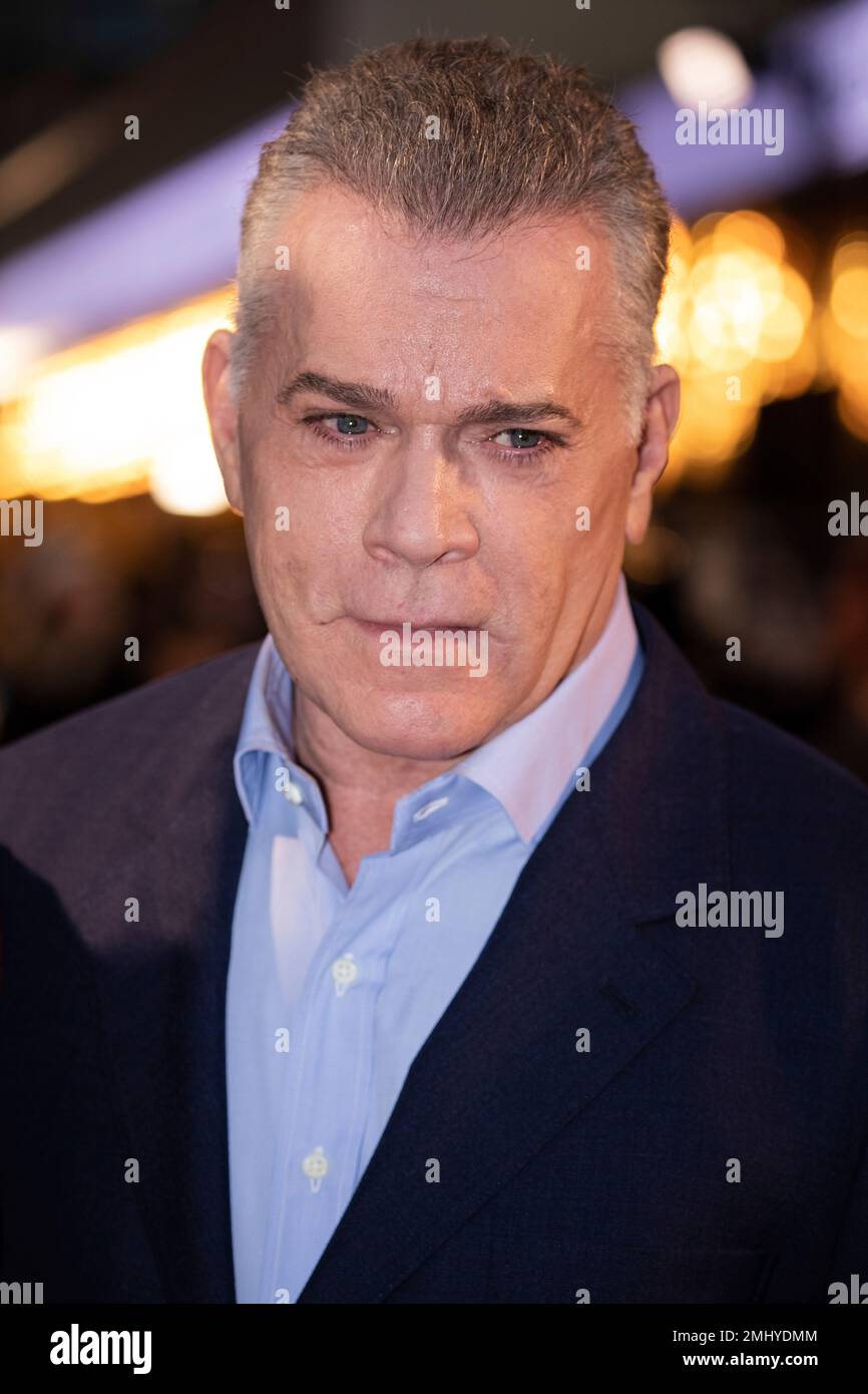 Actor Ray Liotta poses for photographers upon arrival at the premiere ...