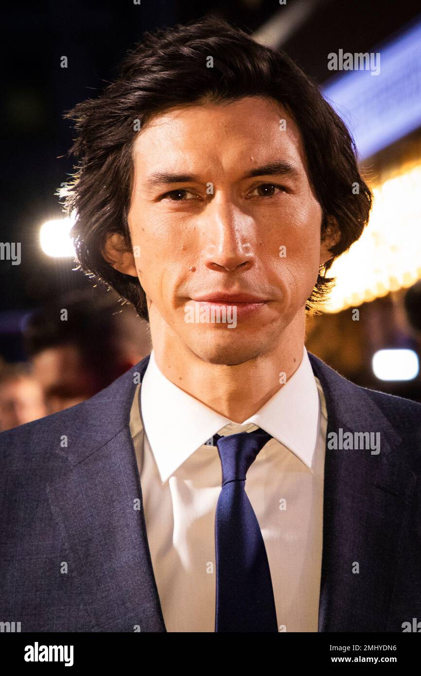 Actor Adam Driver poses for photographers upon arrival at the premiere ...