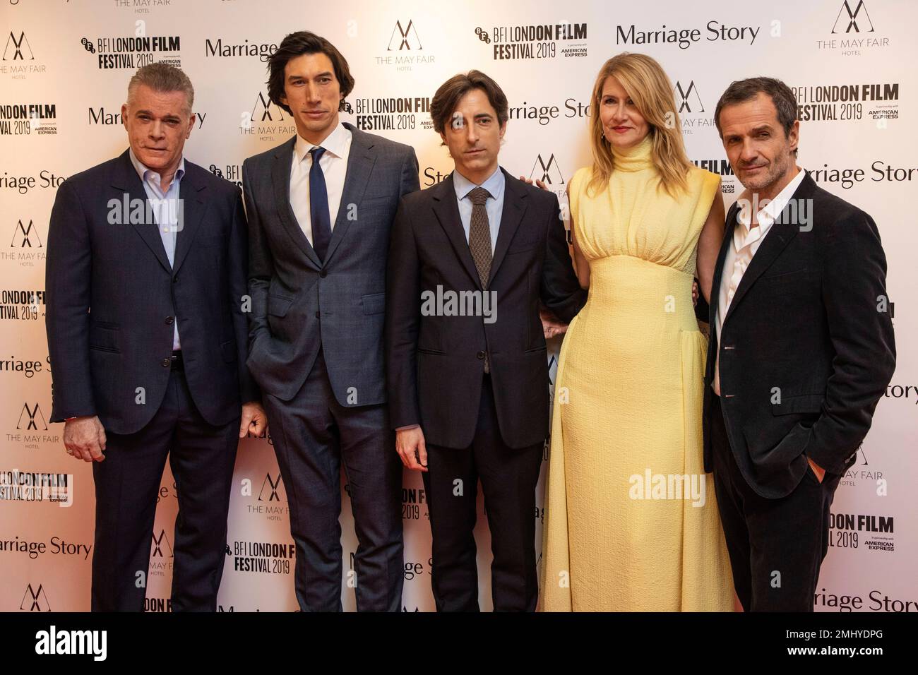 Ray Liotta, Adam Driver, Noah Baumbach, Laura Dern and David Heyman ...