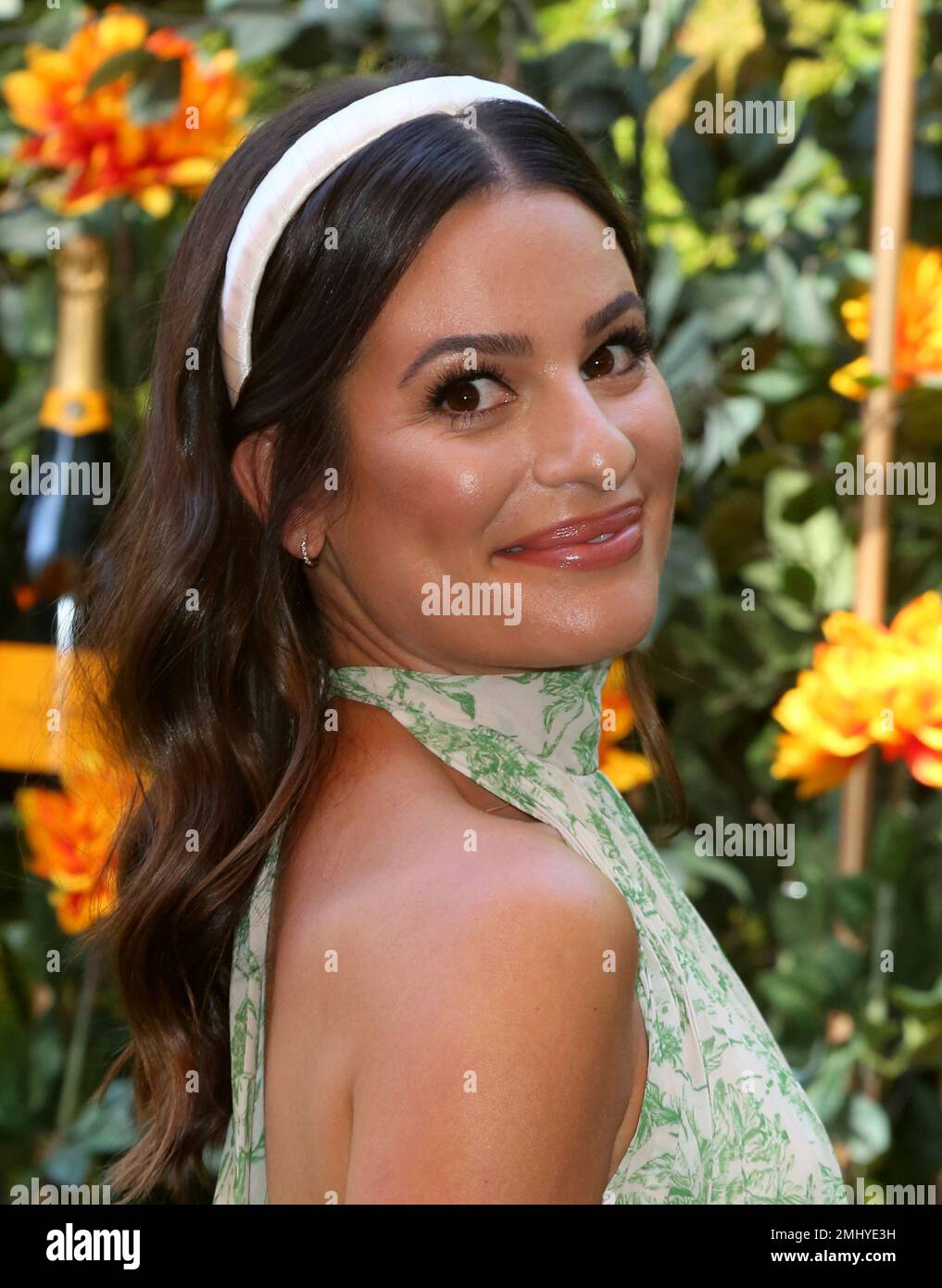 Lea Michelle attends the 10th Annual Veuve Clicquot Polo Classic at ...