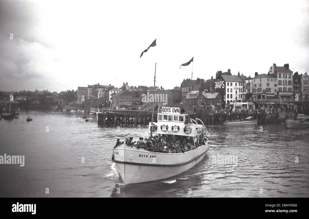 1950, historical, full of passengers, the pleasure boat, 'Boys Own ...