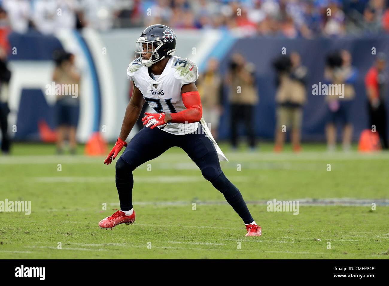 Tennessee Titans free safety Kevin Byard plays against the Buffalo ...