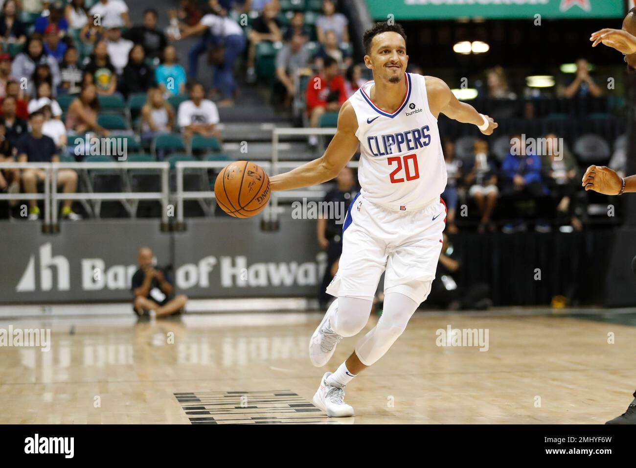 Los Angeles Clippers point guard Landry Shamet (20) in action against ...