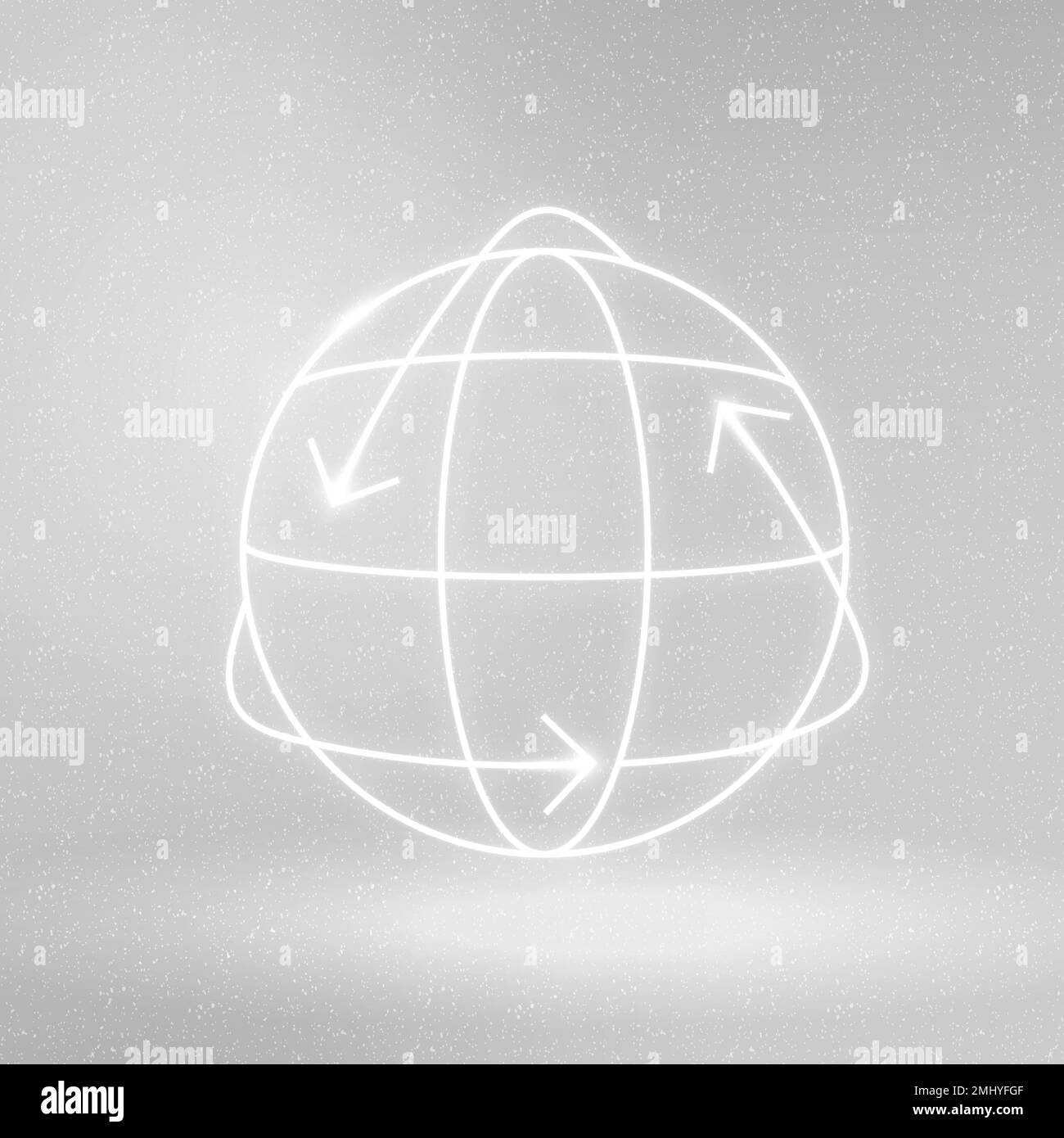 Globe icon vector environmental conservation symbol Stock Vector Image ...