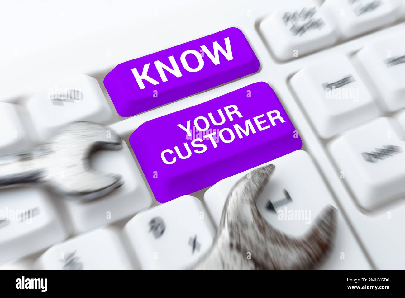 Inspiration showing sign Know Your Customer. Business approach ...