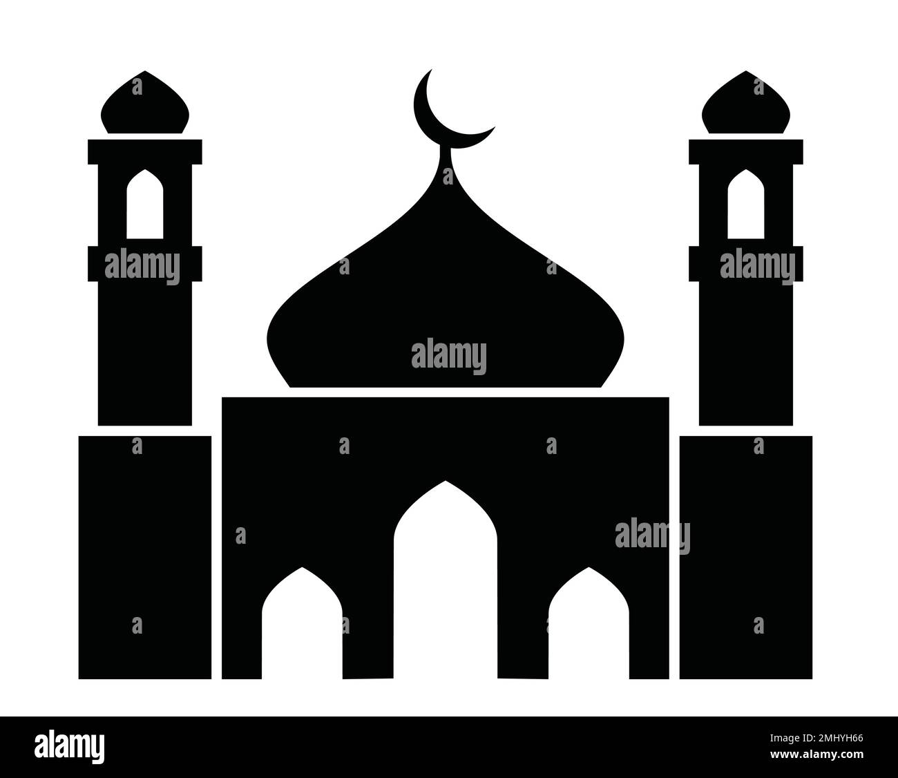 Ramadan mosque building silhouette These structures are also great for ...