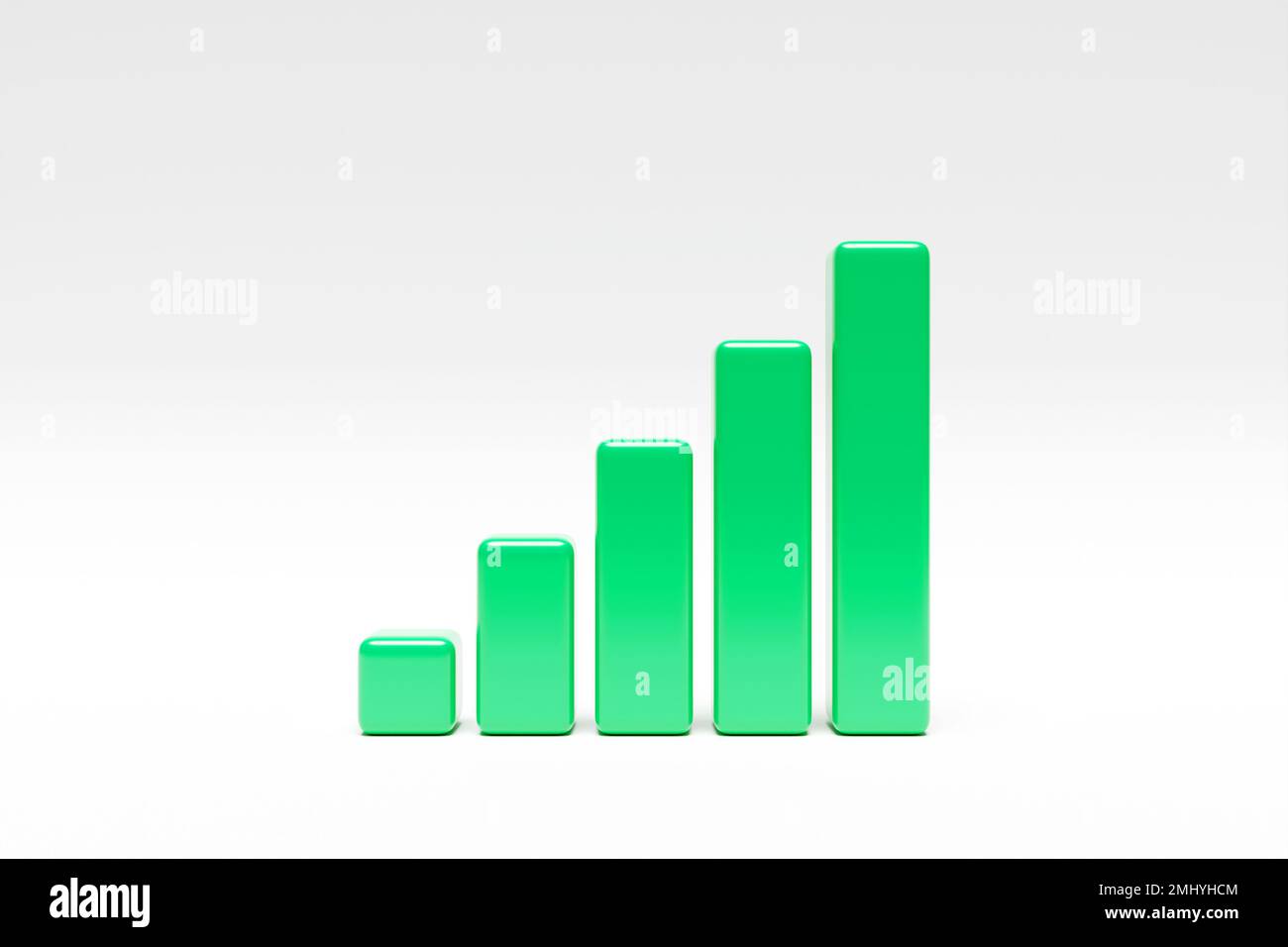 3d illustration of indication icon, green ready indicator Stock Photo ...
