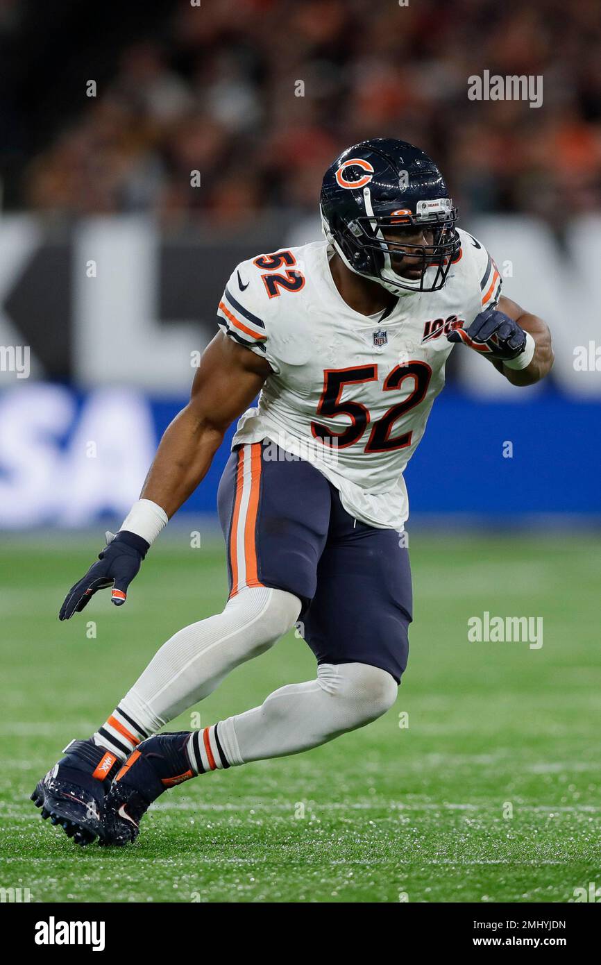 Chicago Bears outside linebacker Khalil Mack (52) in action during the ...