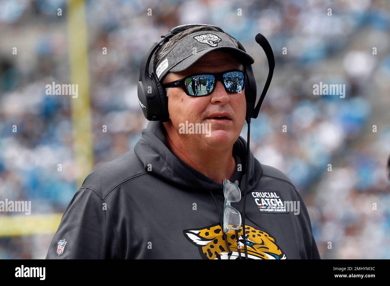Jacksonville Jaguars head coach Doug Marrone is seen during the first ...