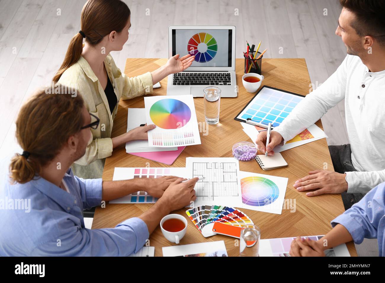 Professional team interior designers hi-res stock photography and ...