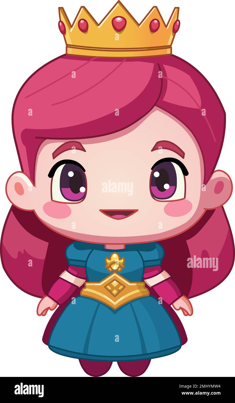 Child with crown on head Stock Vector Images - Alamy