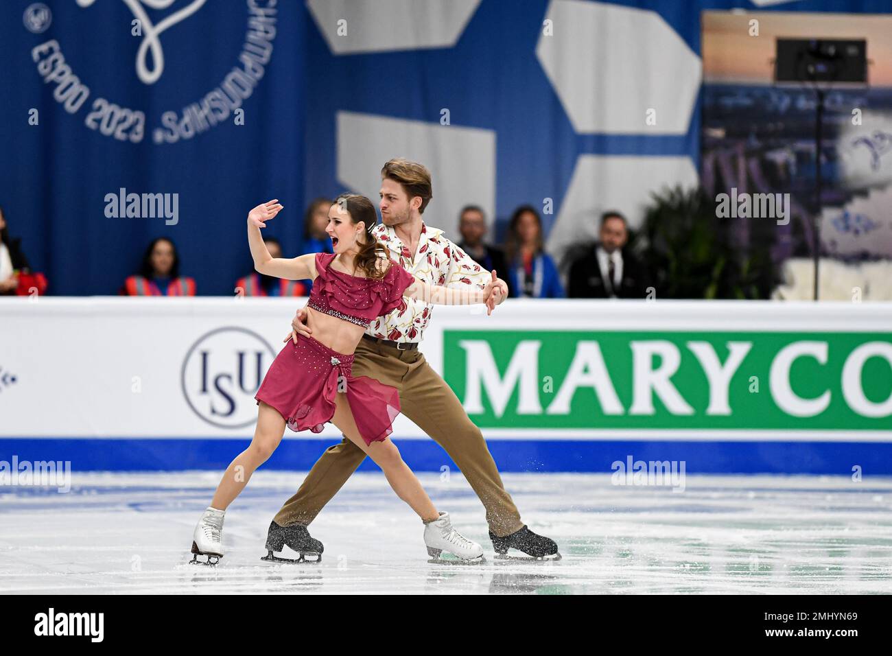 Espoo, Finland. 27th Jan 2023. Arianna SASSI & Luca MORINI (SUI ...