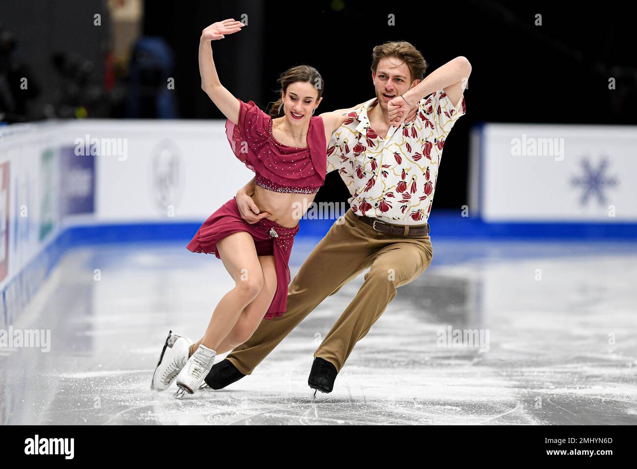 Espoo, Finland. 27th Jan 2023. Arianna SASSI & Luca MORINI (SUI ...