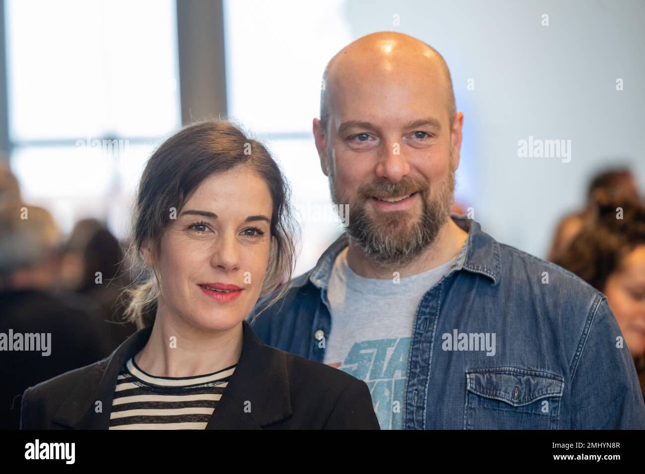 Munich, Germany. 27th Jan, 2023. Actress Anne Schäfer and actor Stephan ...
