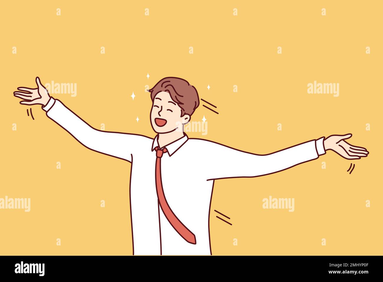 Delighted smile Stock Vector Images - Alamy