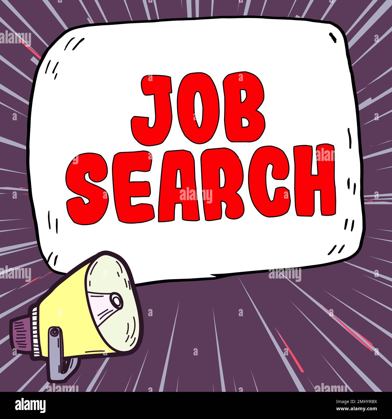 Sign displaying Job Search. Conceptual photo An act of person to find ...