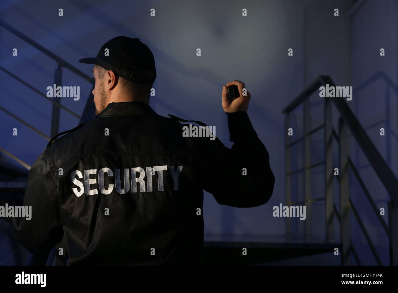 Worker is going up stairs hi-res stock photography and images - Alamy