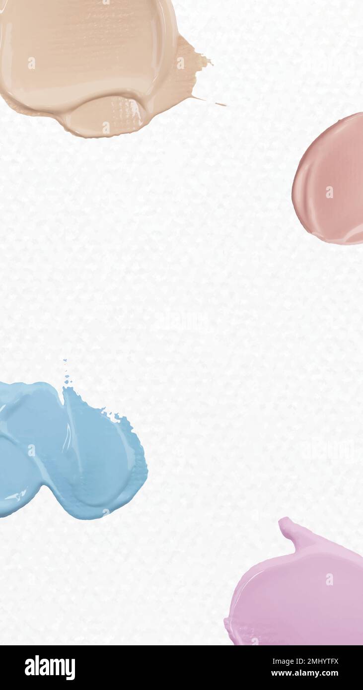 Pastel mobile wallpaper background vector, paint smudge texture Stock ...
