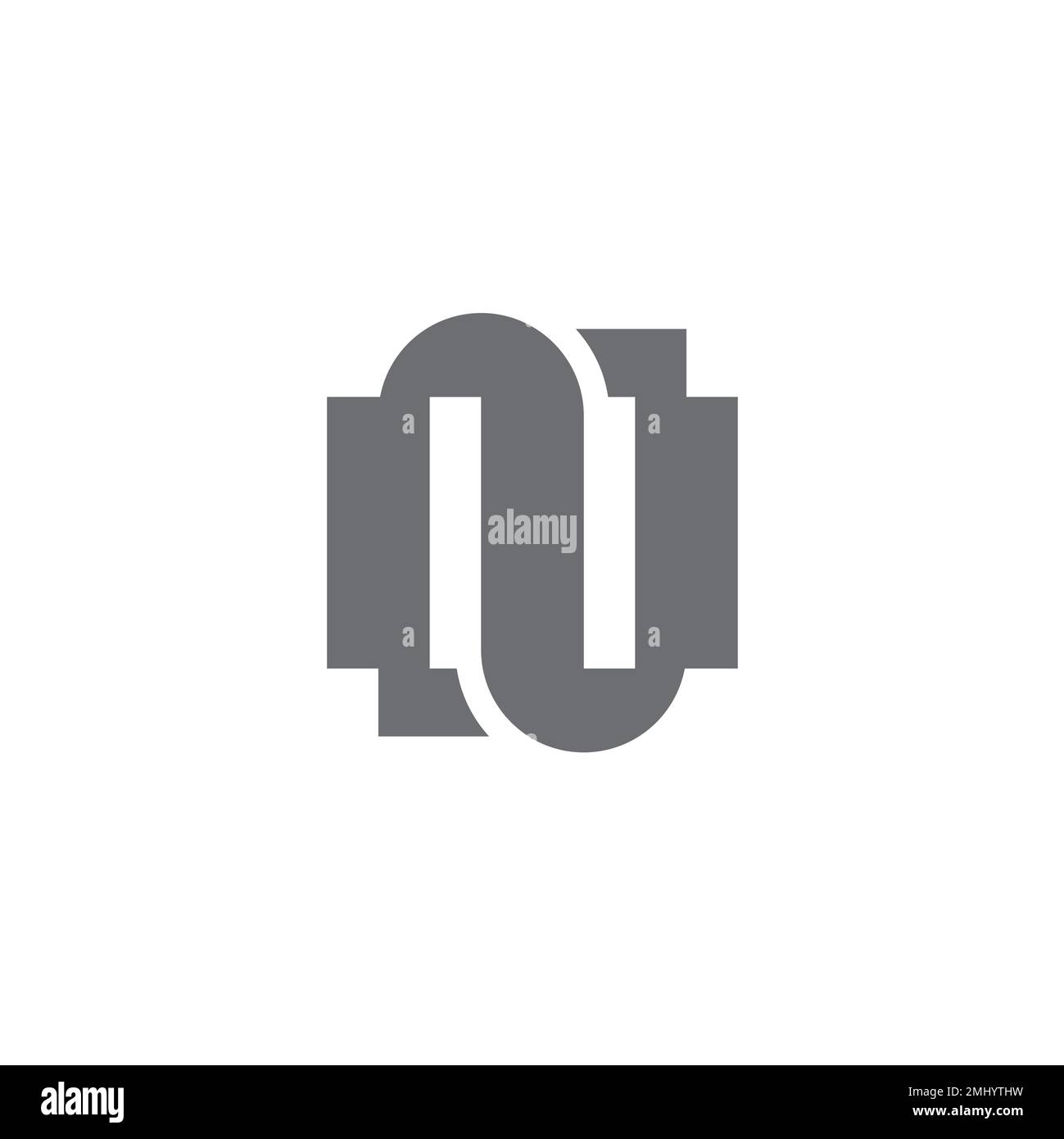 letter n paper motion abstract logo vector Stock Vector Image & Art - Alamy
