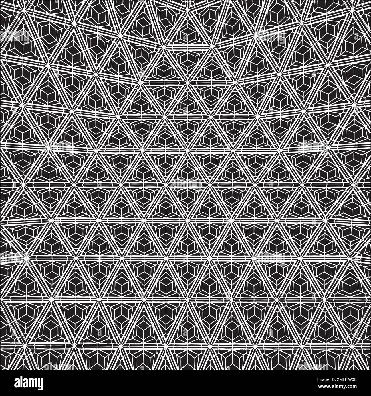 Abstract Ornamental Fractal Constructions Structure Vector Stock Vector ...