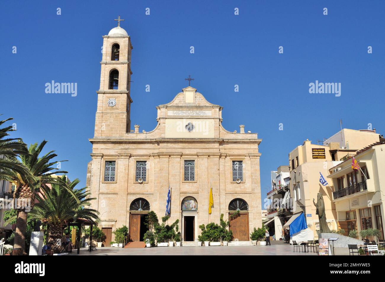 Greek Orthodox Cathedral - Church of the Trimartyri - Chania, Crete ...