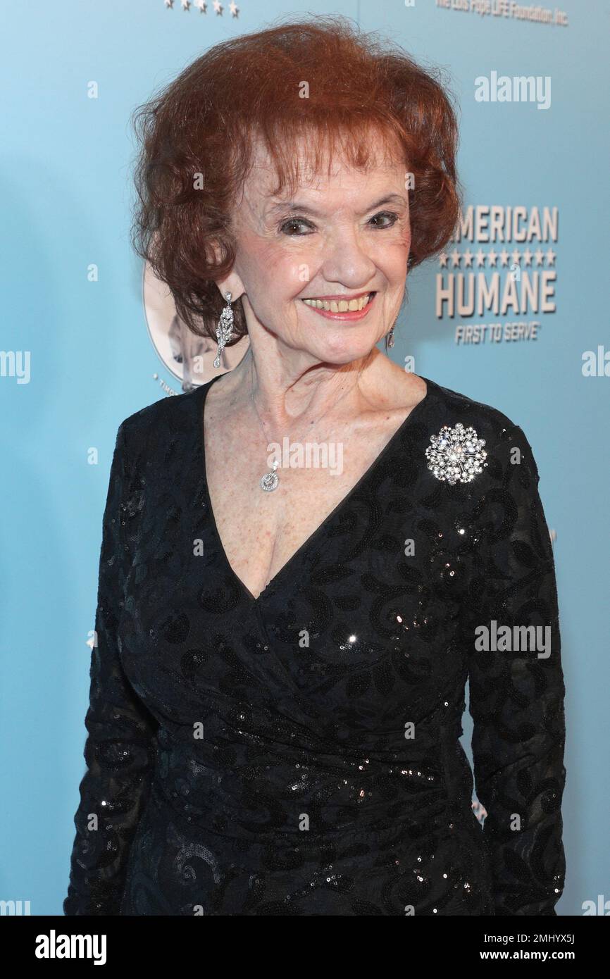 Elaine Dupont is seen at the 2019 American Humane Hero Dog Awards at ...