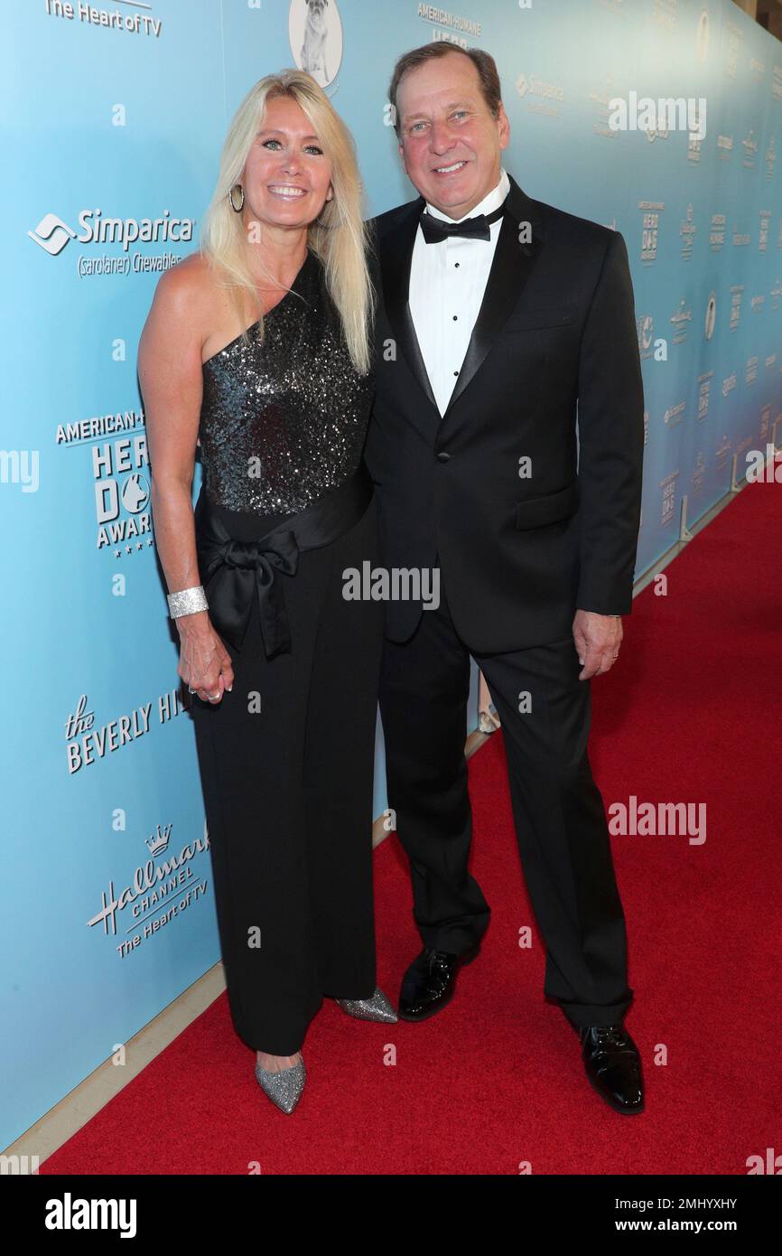 karen Hawrysz, left, and Joe Hawrysz are seen at the 2019 American ...