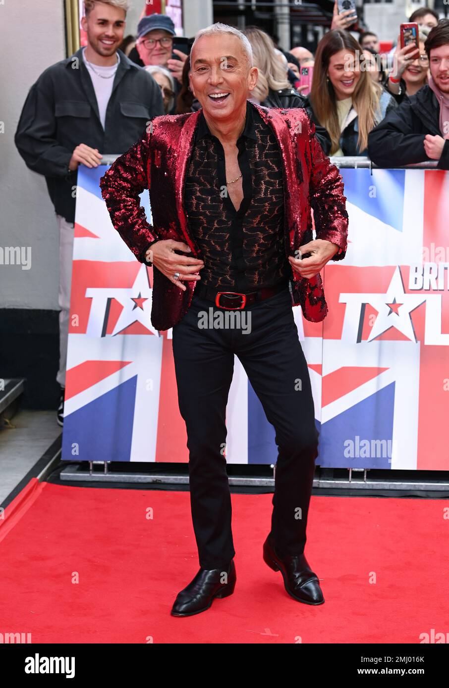 January 27th, 2023, London, UK. Bruno Tonioli arriving at the BritainÕs ...