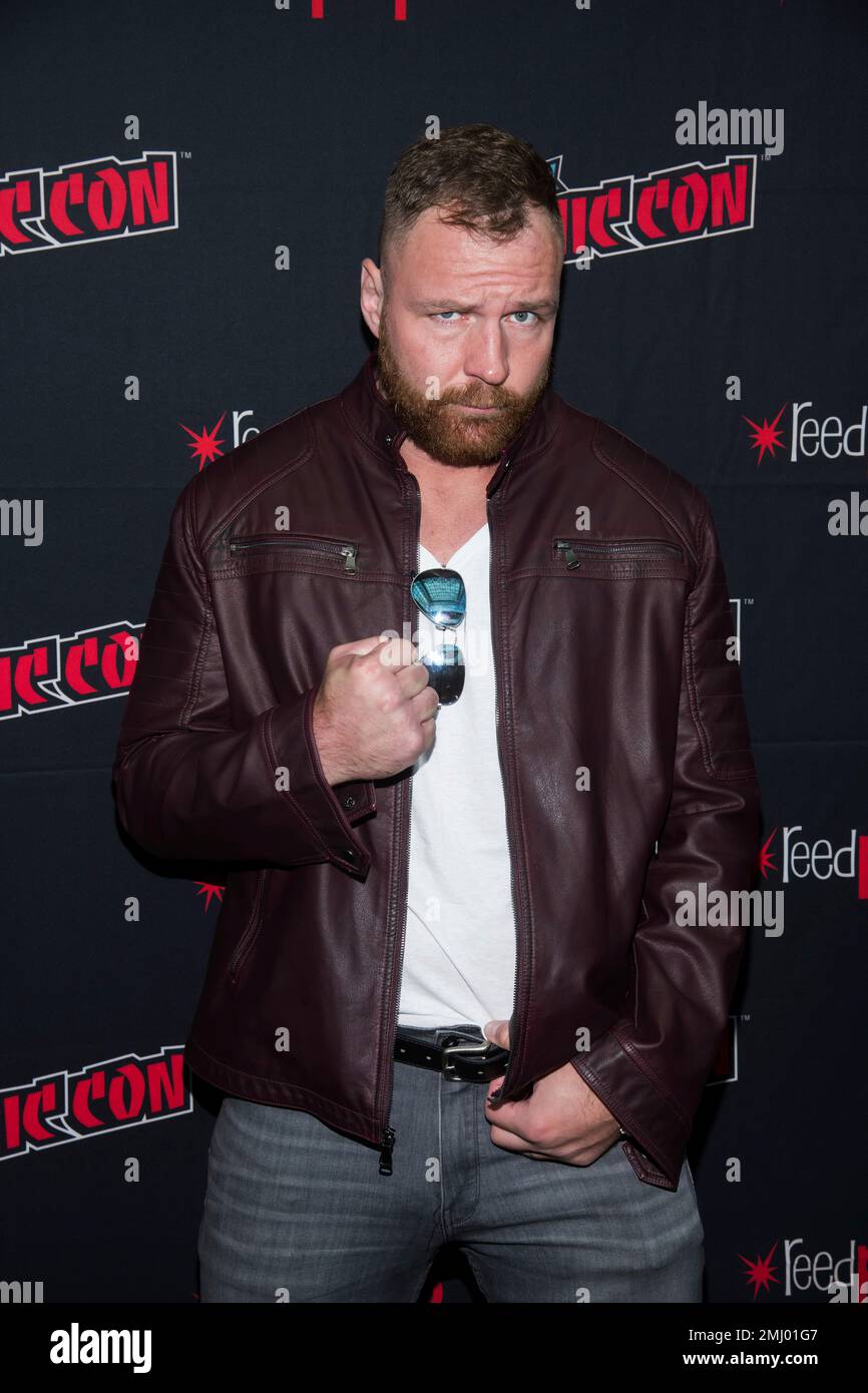Jon Moxley attends New York Comic Con to promote TNT's "All Elite ...