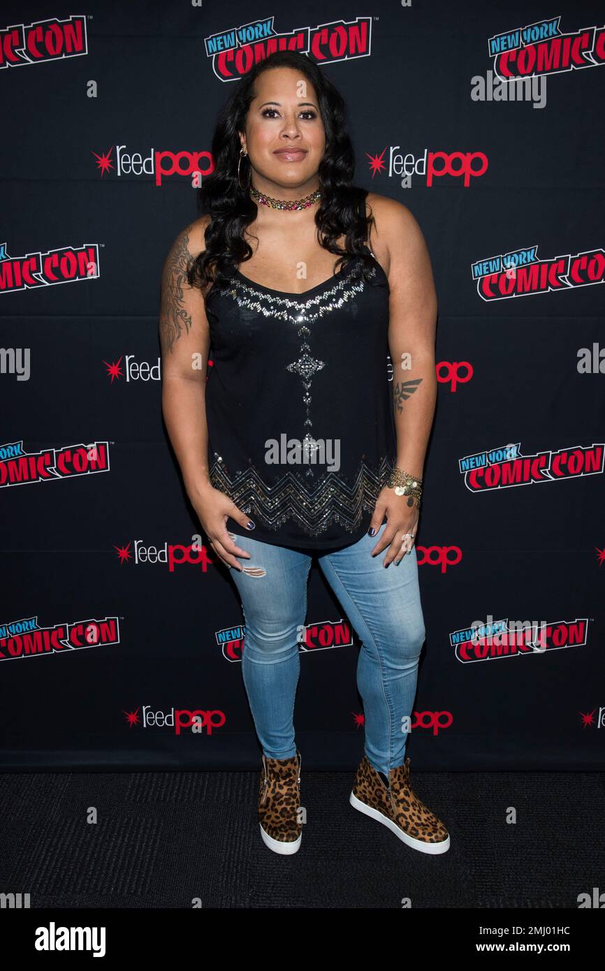 Nyla Rose attends New York Comic Con to promote TNT's "All Elite ...