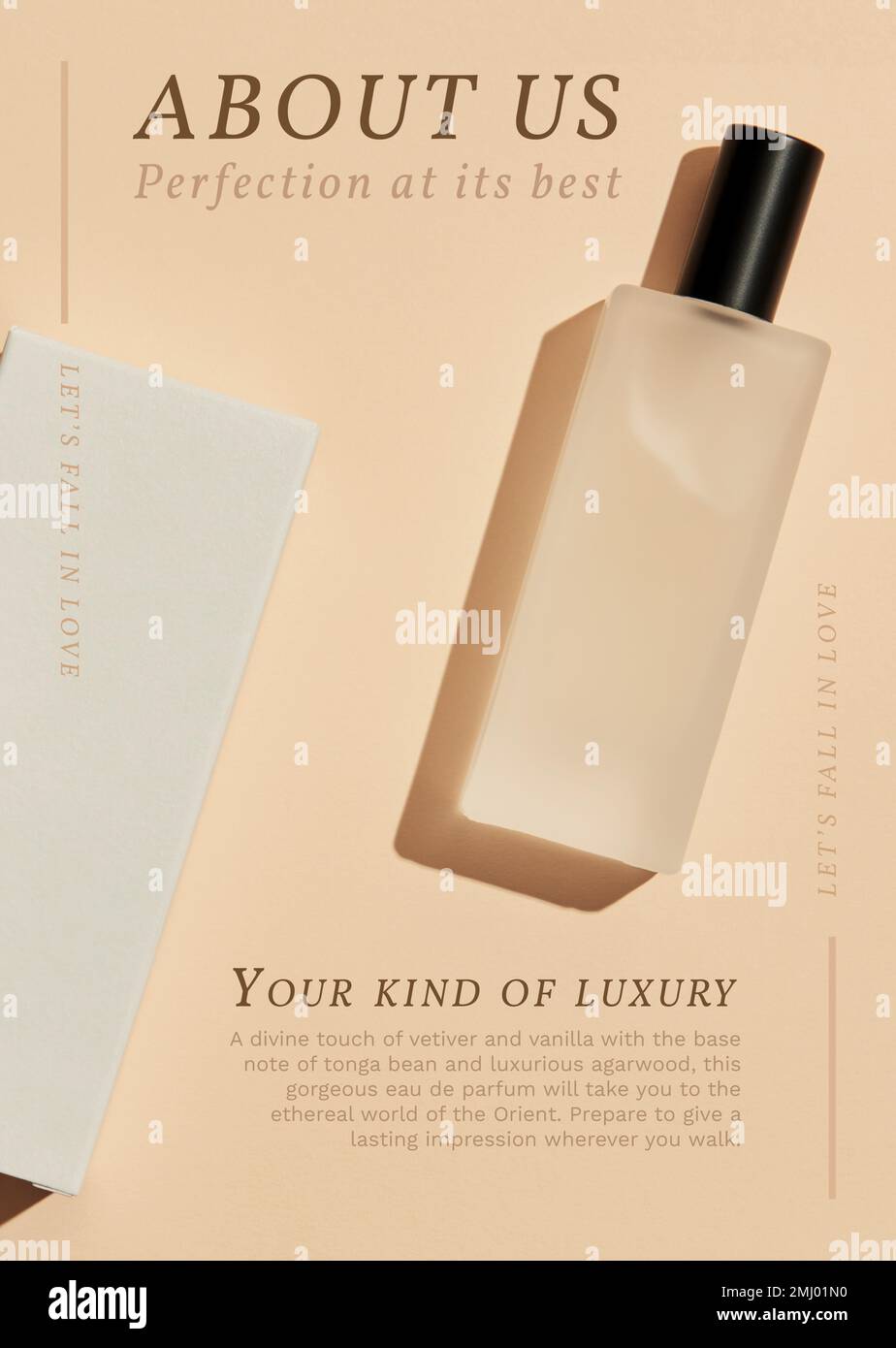 Perfume poster template vector Stock Vector Image & Art - Alamy