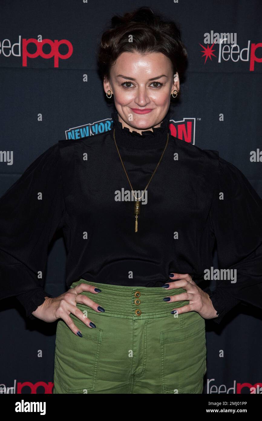 Alison Wright attends New York Comic Con to promote TNT's "Snowpiercer ...