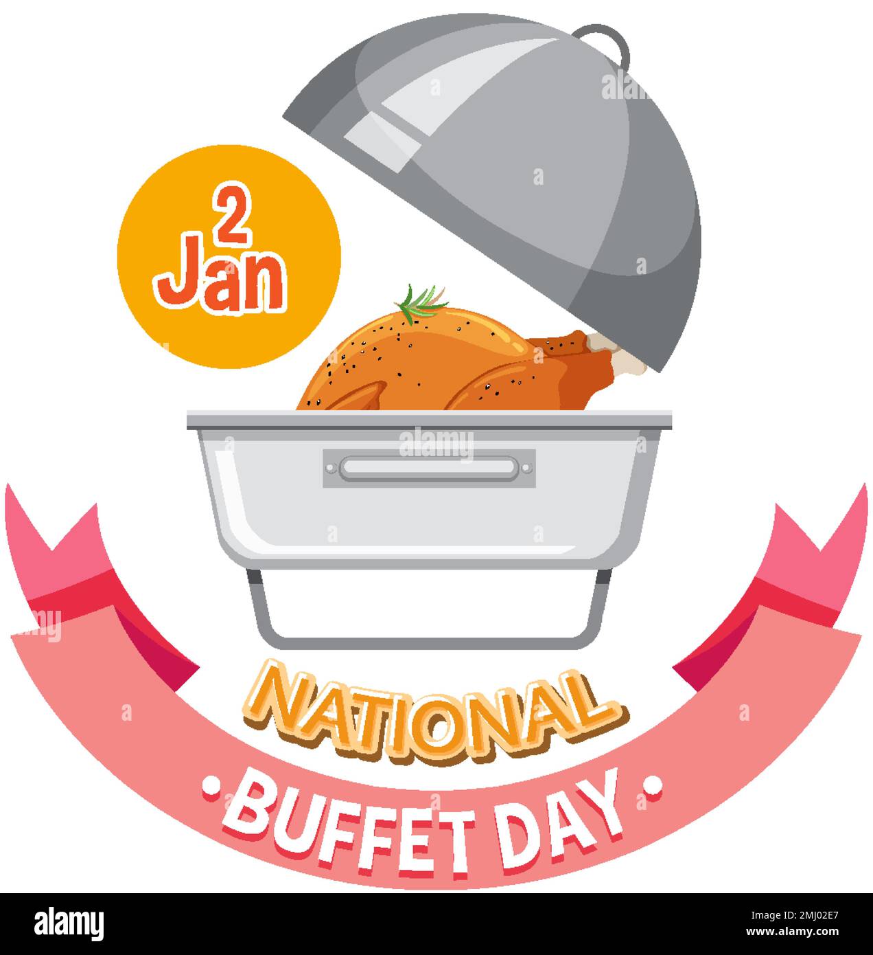 National Buffet Day Banner Design illustration Stock Vector Image & Art ...