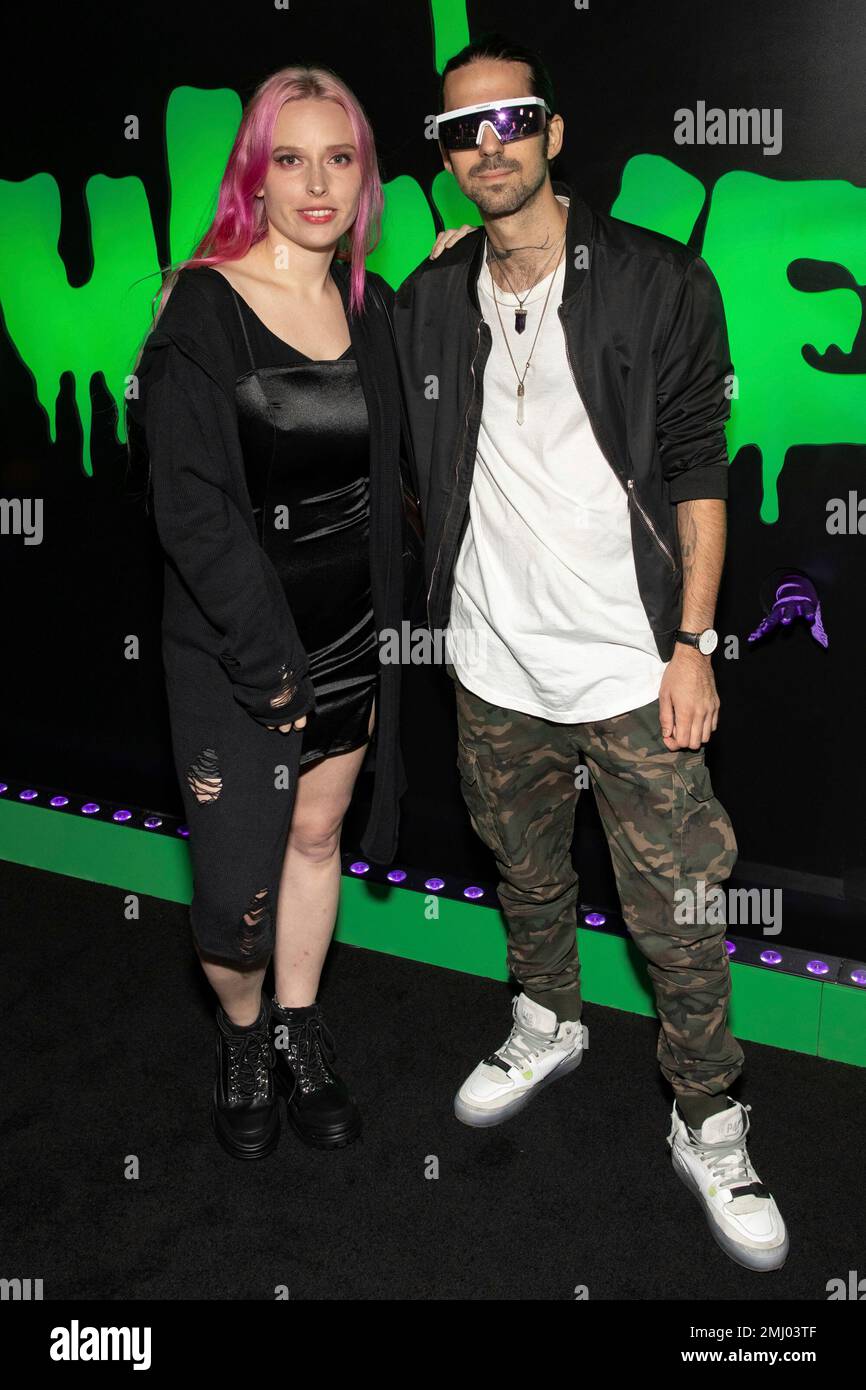 Mery Racauchi, left, and Ringo Merea attend Hulu's "Huluween ...
