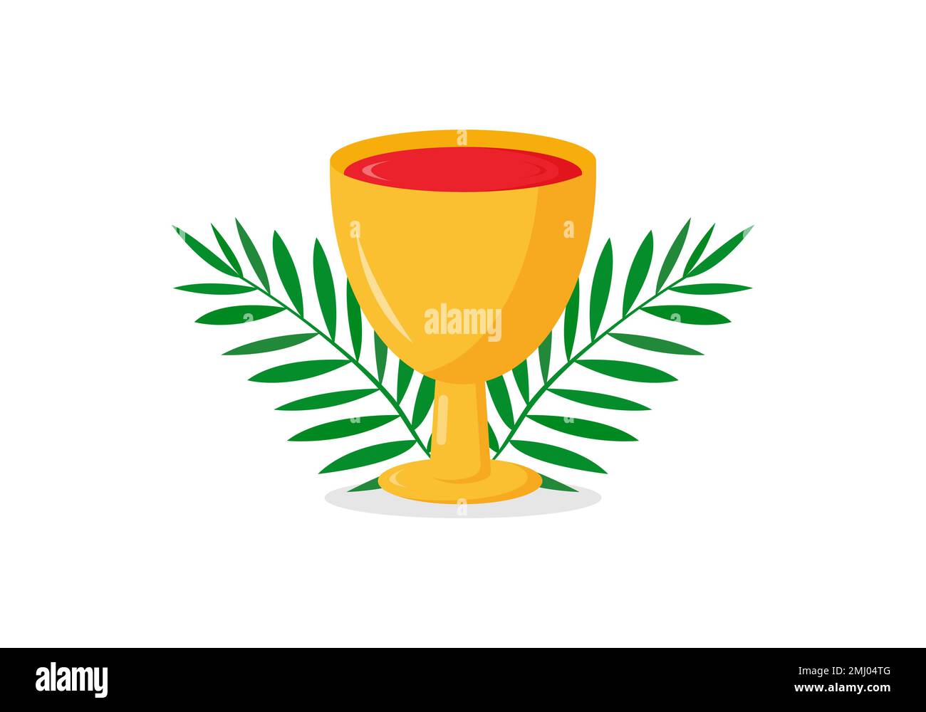 Christian greeting card or banner of the Holy Week before Easter ...