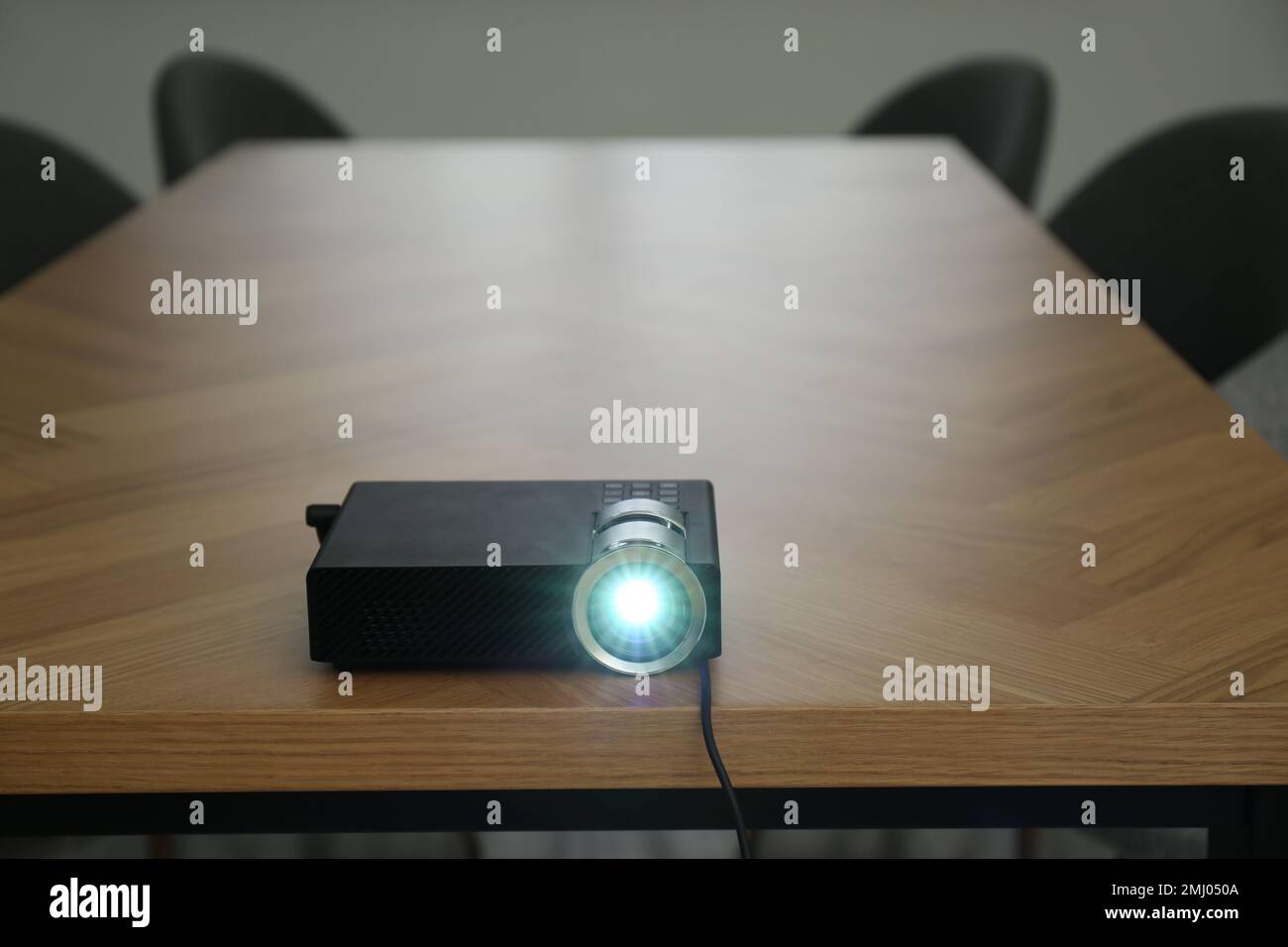 Modern projector on desk hi-res stock photography and images - Alamy