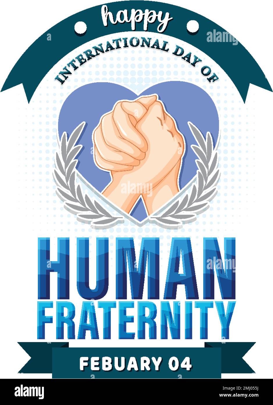 International day of human fraternity illustration Stock Vector Image ...