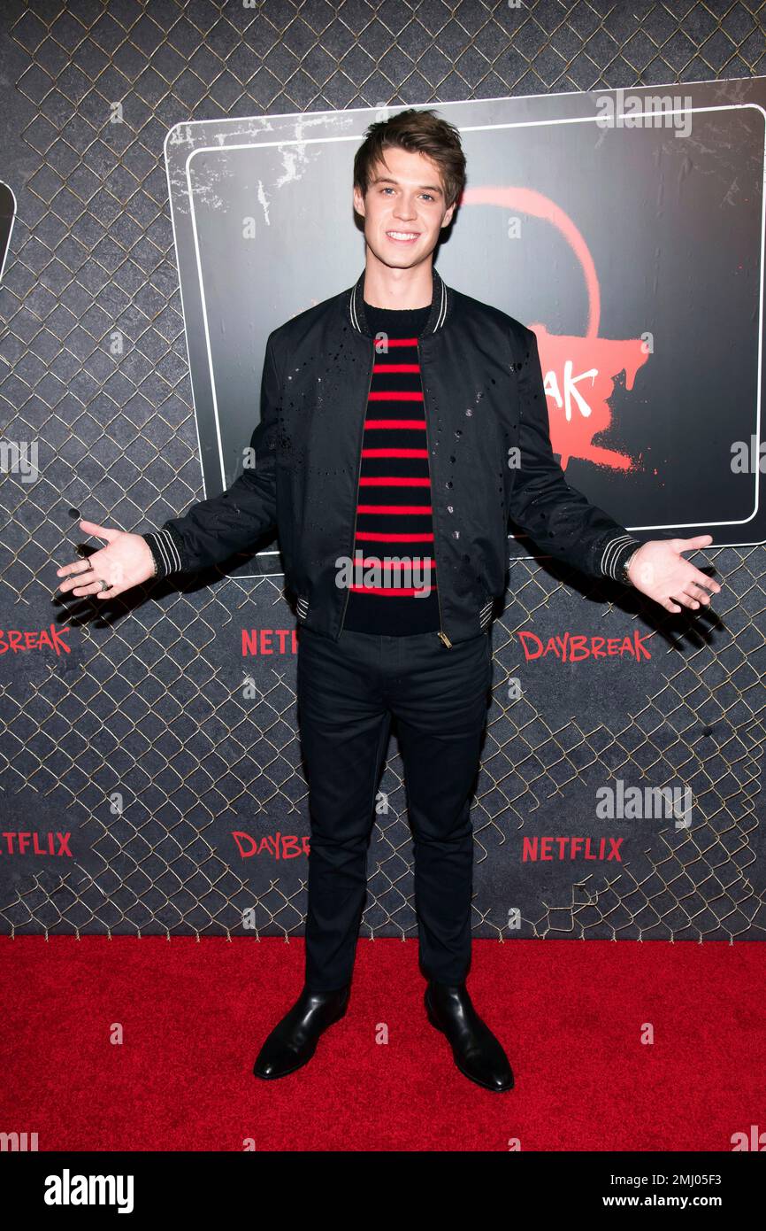 Colin Ford attends New York Comic Con to promote Netflix's "Daybreak ...