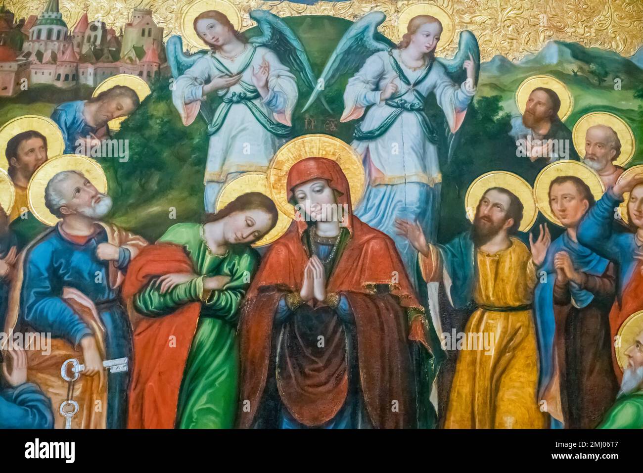 Annunciation to the Blessed Virgin of the Bohorodchany Iconostasis in ...