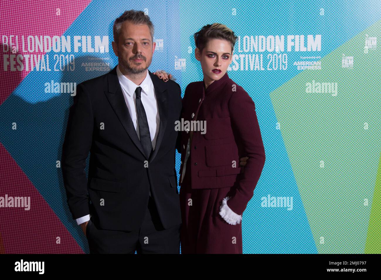 Director Benedict Andrews, left poses for photographers with actress ...