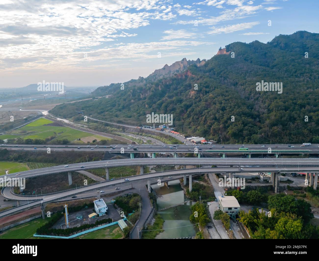 Aerial view of the Huoyan Shan at Taiwan Stock Photo - Alamy