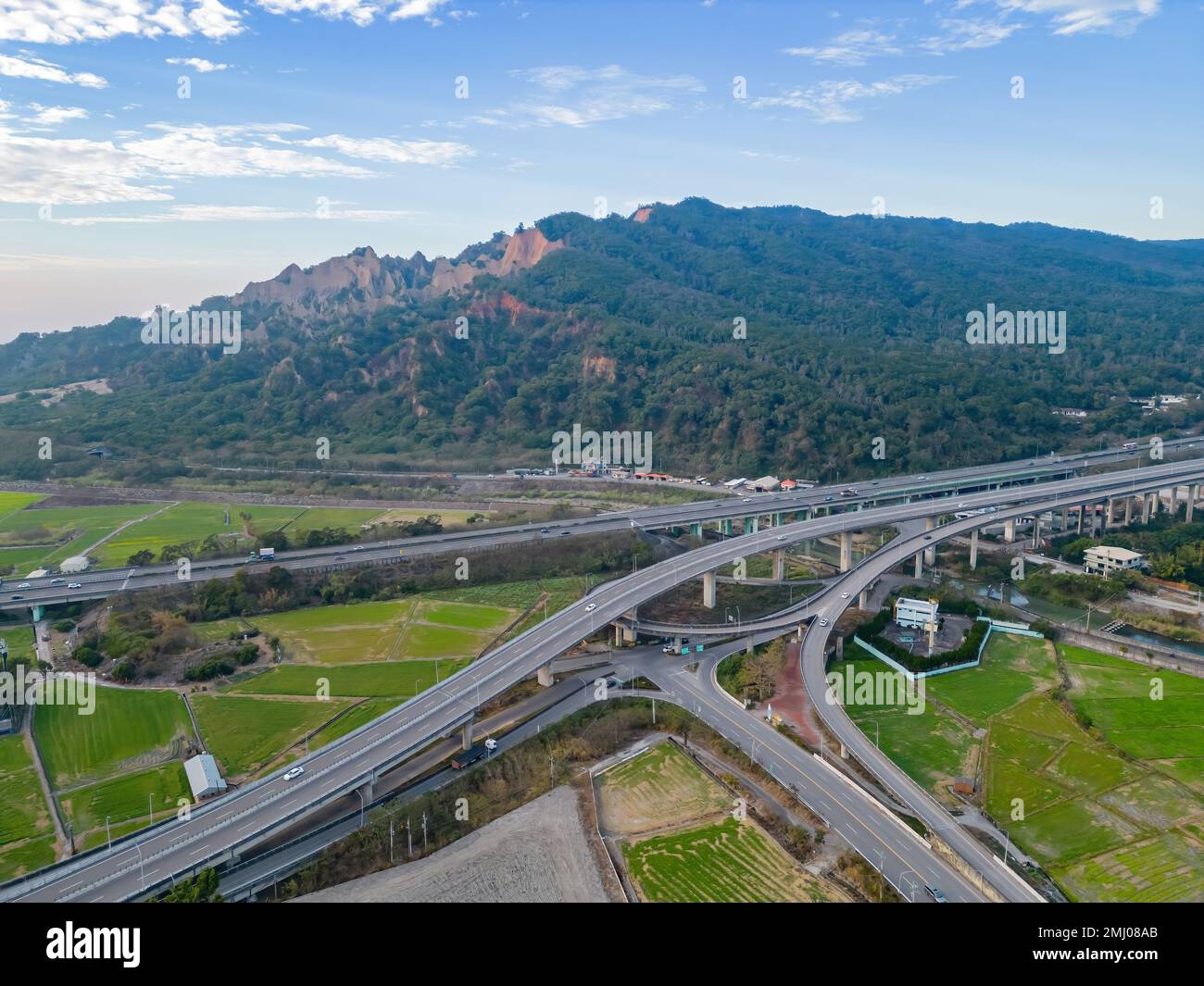Aerial view of the Huoyan Shan at Taiwan Stock Photo - Alamy