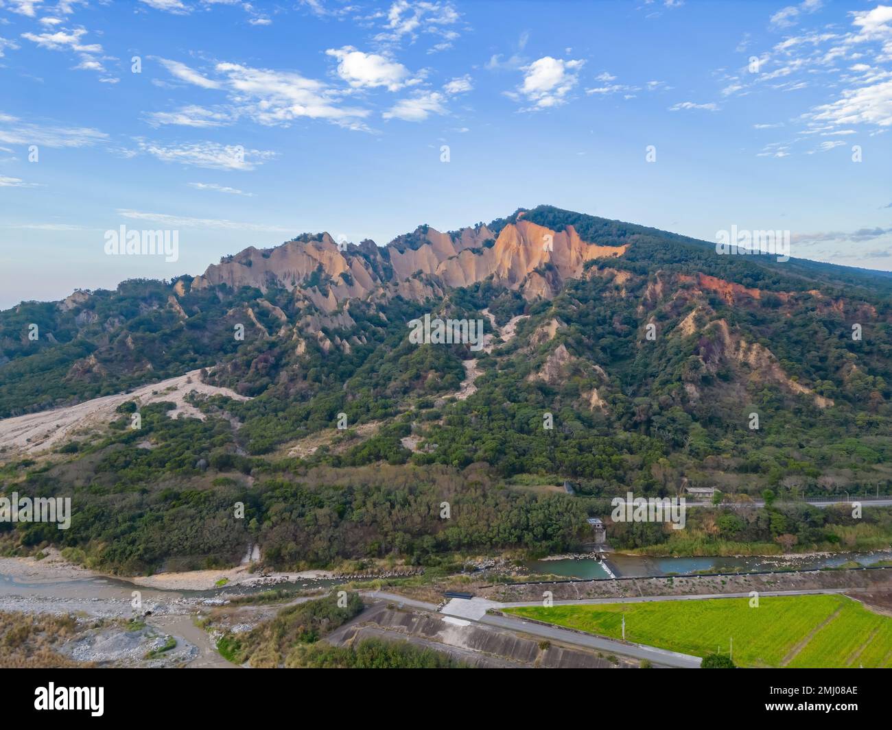 Aerial view of the Huoyan Shan at Taiwan Stock Photo - Alamy