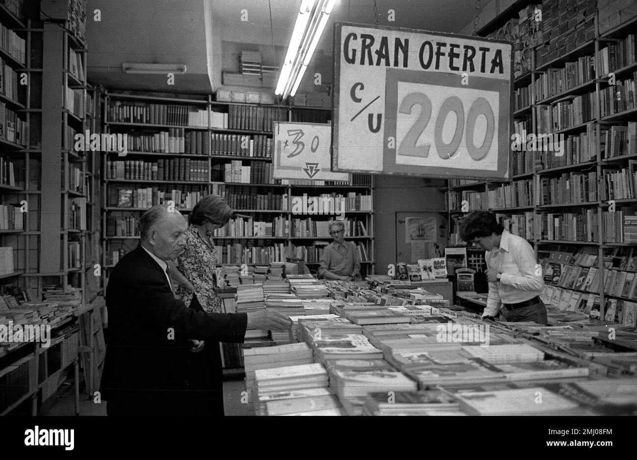 Used books store in downtown Corrientes Street, Buenos Aires, Argentina ...