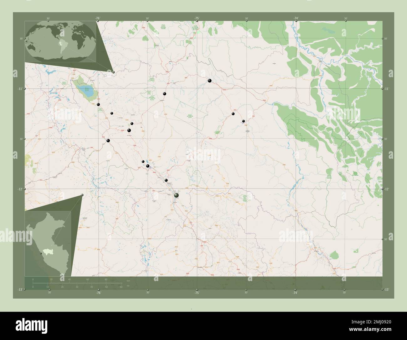 Junin map hi-res stock photography and images - Alamy